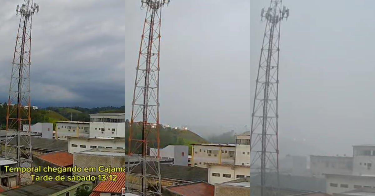 Imagens Mostram Formação de Tempestade em SP